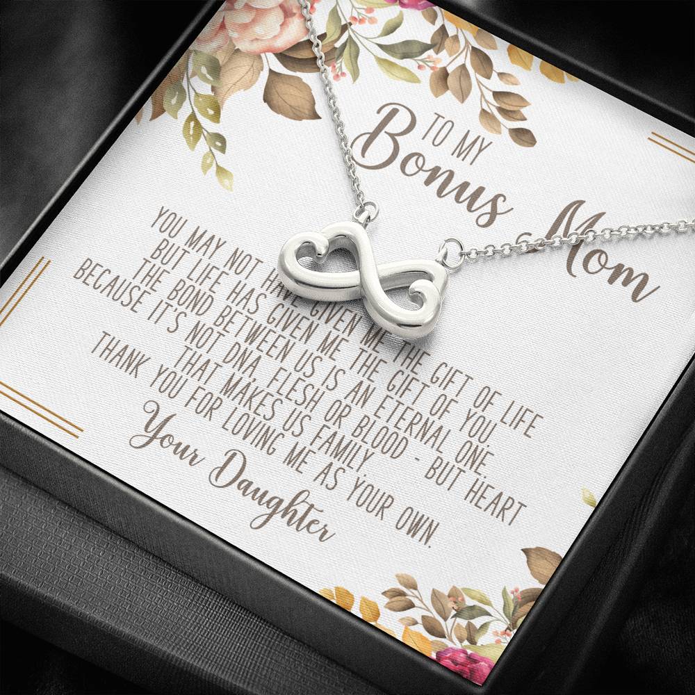 to my Bonus mom card Heart shaped infinity symbol - Without swapper ...